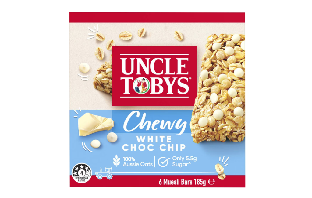 UNCLE TOBYS MUESLI BARS CHEWY WHITE CHOC CHIP 6 PACK Best Price in Sri ...