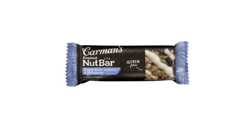 Carman's Roasted Nut Bars Greek Style Yoghurt Blueberry 160g Best Price ...